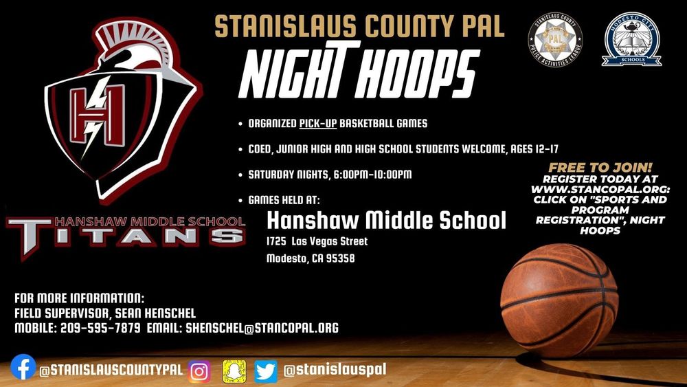 Night Hoops @ Hanshaw | Evelyn Hanshaw Middle School