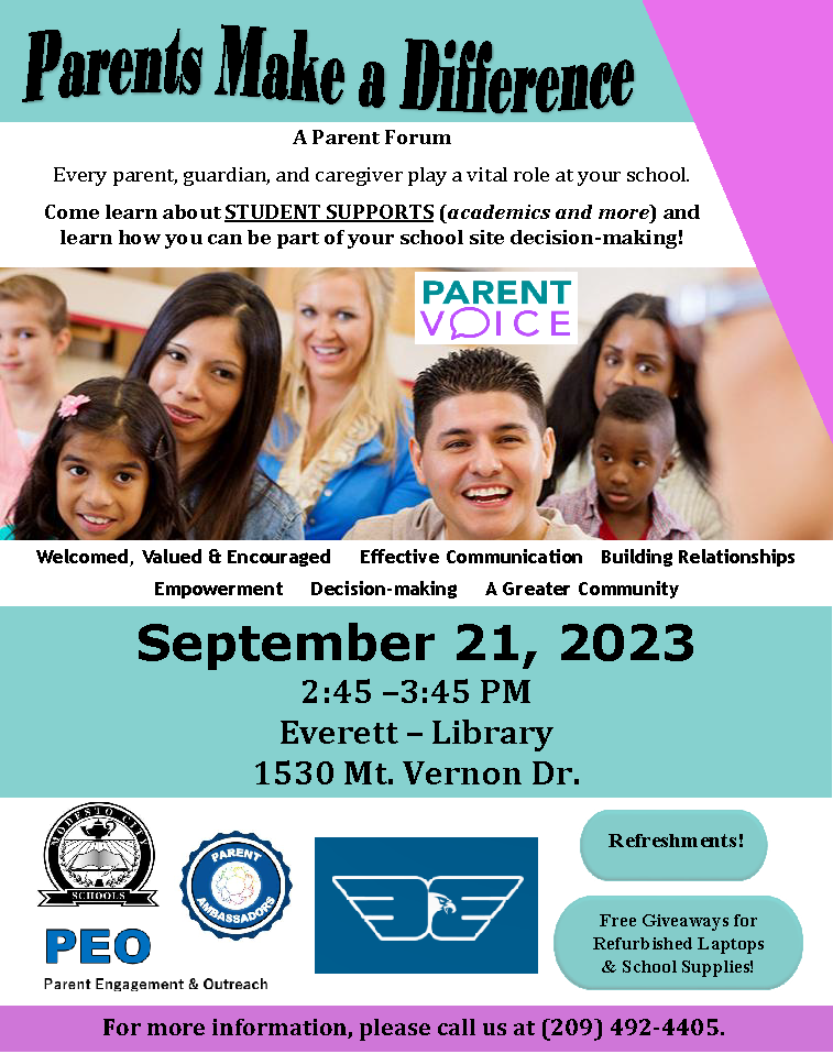 Parent Engagement Outreach | Catherine Everett Elementary School